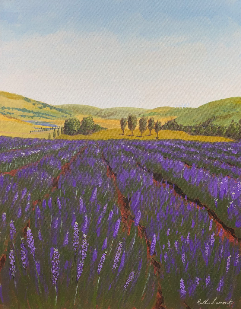 Lavender Valley - Beth Lamont Art